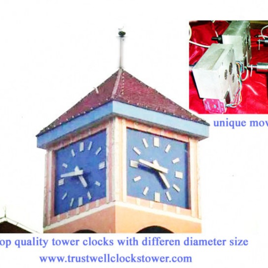 Clocks Tower and Movement mechanism with GPS Synchronization zero time ...